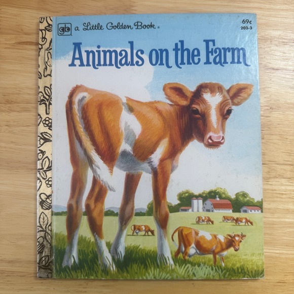 Little Golden Book | Toys | Animals On The Farm Little Golden Book 979 ...